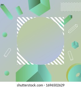 Lively Combination Design Series Geometric Pattern Stock Vector ...