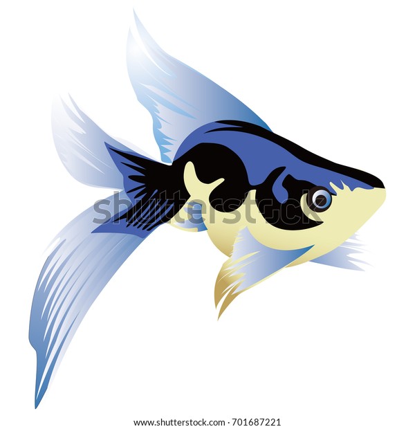Lively Fish Fish Realistic Feel Stock Vector (Royalty Free) 701687221 ...