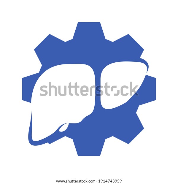 Liver Gear Logo Vector Template Creative Stock Vector (Royalty Free ...