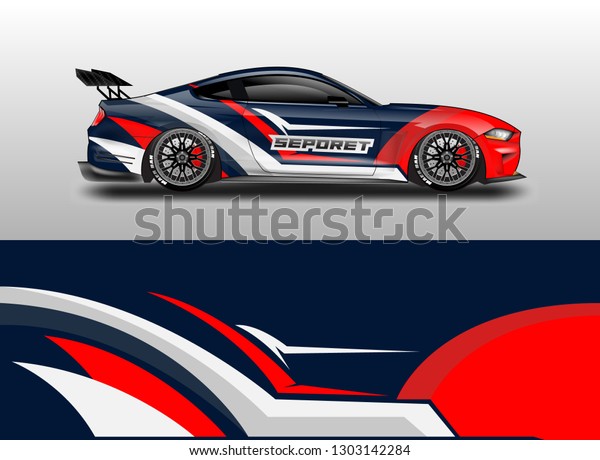 Livery Decal Car Vector Supercar Rally Stock Vector (Royalty Free ...