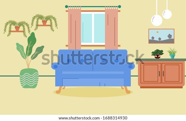Diseño vectorial de la sala de: vector de stock (libre de regalías ...
