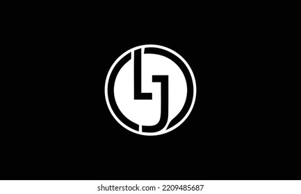 Lj Logo Design Concept Background Initial Stock Vector (Royalty Free ...