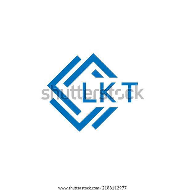 Lkt Letter Logo Design On White Stock Vector (Royalty Free) 2188112977 ...