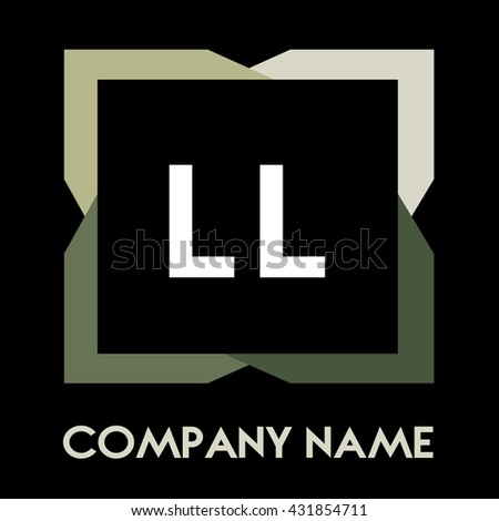 LL Letters Business Logo Creative Icon Stock Vector (Royalty Free ...