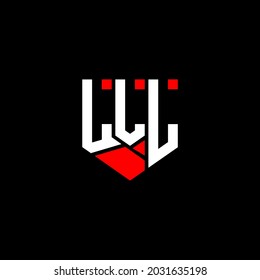 Lll Abstract Initial Monogram Letter Alphabet Stock Vector (Royalty ...
