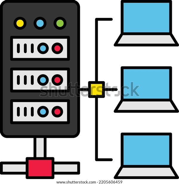 Load Balancing Vector Color Icon Design Stock Vector (Royalty Free ...