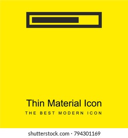 Load Bar Bright Yellow Material Minimal Stock Vector (Royalty Free ...