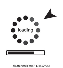 Load Icon Vector Symbol Load Symbol Stock Vector (Royalty Free ...
