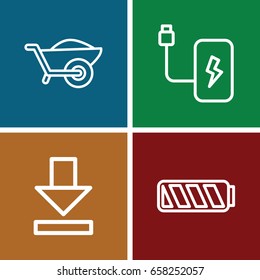 Load Icons Set Set 4 Load Stock Vector (Royalty Free) 658252057 ...