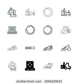 Loader Icon Collection 16 Loader Outline Stock Vector (Royalty Free ...