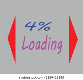 Loading Banner Aesthetic Vector Illustration Stock Vector (Royalty Free ...
