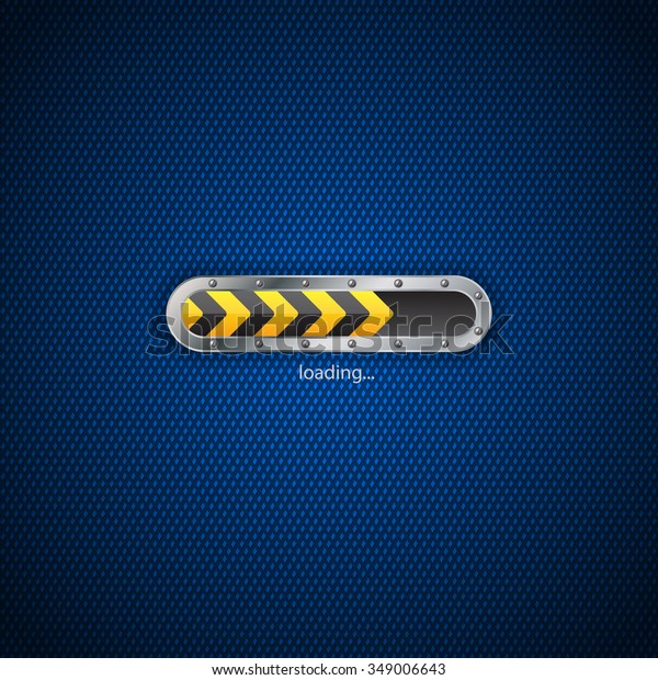 Loading Status Screen Design Dotted Background Stock Vector (Royalty ...