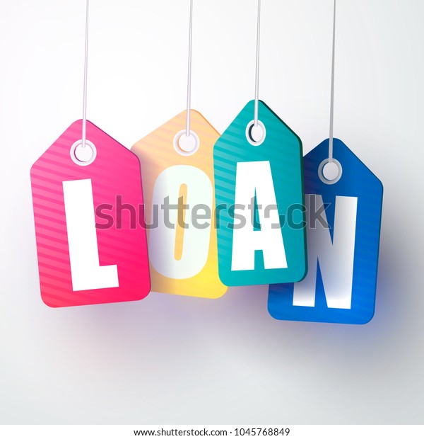 Loan Approved Labels Banners Vector Illustration Stock Vector (Royalty ...
