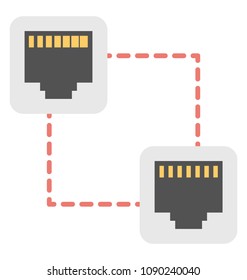 Local Area Network Connection Diagram Stock Vector (Royalty Free ...