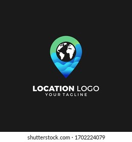 Location Colorful Logo Design Stock Vector (Royalty Free) 1702224079 ...