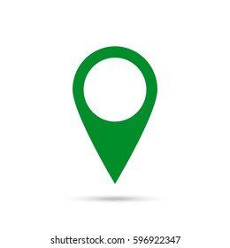 Location Icon Green Stock Vector (Royalty Free) 508683802