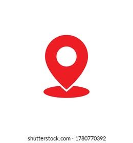 Location Icon Positioning Sign Map Pin Stock Vector (Royalty Free ...