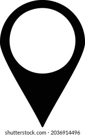 Location Icon Vector Pin Sign Place Stock Vector (Royalty Free ...