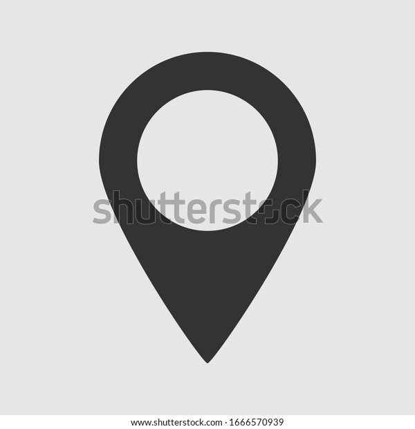 Location Icon Vector Trendy Design Style Stock Vector (Royalty Free ...