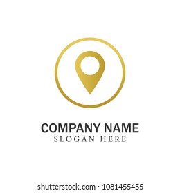 Location Logo Icons Vector Illustration Emblem Stock Vector (Royalty ...