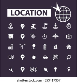 Location Map Direction Route Car Navigation Stock Vector (Royalty Free ...