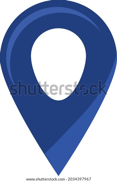 Location Picto Map Pin Icon Vector Stock Vector (Royalty Free ...