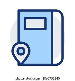 Location Map Book Stock Vector (Royalty Free) 1076720924 | Shutterstock