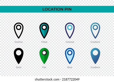 7,521 Different location icon Images, Stock Photos & Vectors | Shutterstock