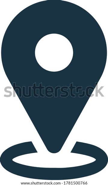 Location Pinning Icon Vector Graphics Stock Vector (Royalty Free ...