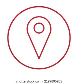 Location Red Symbol Map Vector Stock Vector (Royalty Free) 2199895985 ...