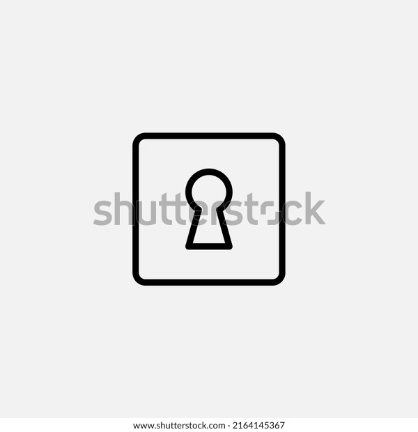 Lock Icon Sign Vectorsymbol Logo Illustration Stock Vector (Royalty ...