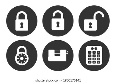 990 All white lock Images, Stock Photos & Vectors | Shutterstock