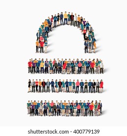 Lock People Symbol Stock Vector (Royalty Free) 400779139 | Shutterstock