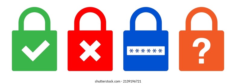 22,542 Check lock symbol Images, Stock Photos & Vectors | Shutterstock