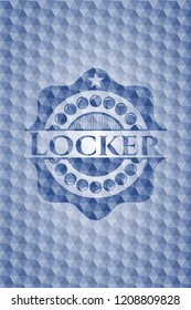 Locker Blue Hexagon Badge Stock Vector (Royalty Free) 1208809828 ...
