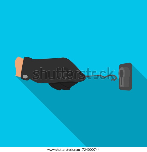 Lockpick Hand Criminal Latchkey Thief Tool Stock Vector (Royalty Free ...