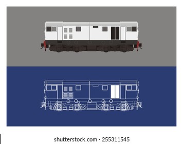 525 Technical Drawing Train Images, Stock Photos & Vectors | Shutterstock