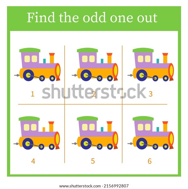 234 Find The Odd One Out Activity Stock Vectors, Images & Vector Art ...
