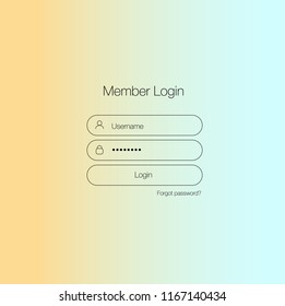 359 Blur Login Form Images, Stock Photos & Vectors | Shutterstock