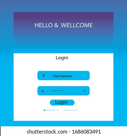 Sign Form Web Design Ui Ux Stock Vector (Royalty Free) 1644471877