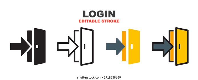 2,755 Ui design flat line login Images, Stock Photos & Vectors ...