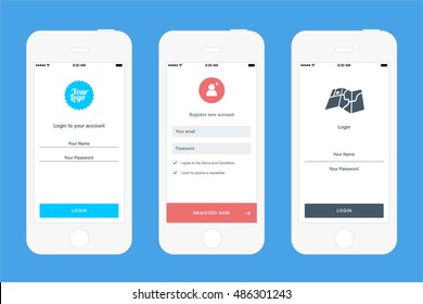 331 Wireframe registration form Images, Stock Photos & Vectors ...