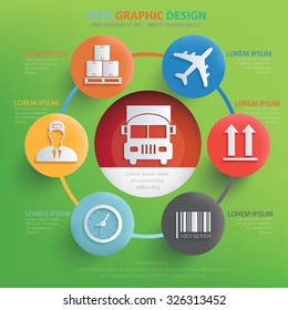 Logisticcargo Concept Designvector Stock Vector (Royalty Free ... Logisticcargo Concept Designvector Stock Vector (Royalty Free ...