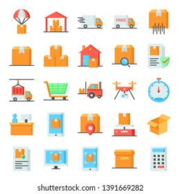 Logistic Icons Pack Isolated Logistic Symbols Stock Vector (Royalty ... Logistic Icons Pack Isolated Logistic Symbols Stock Vector (Royalty ...