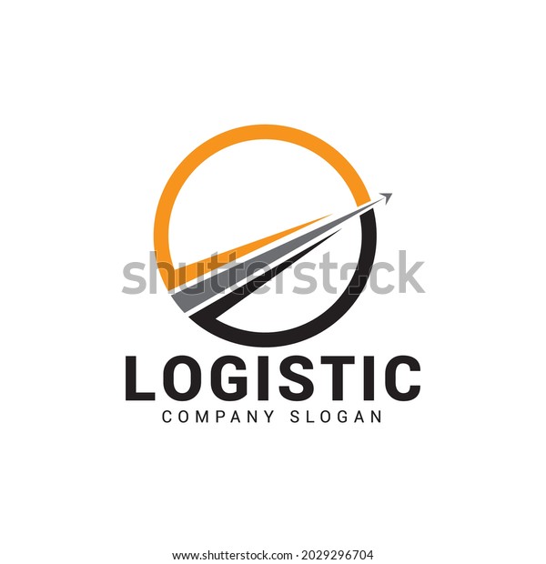 Logistics Company Logo Arrow Icon Shipping Stock Vector (Royalty Free ...
