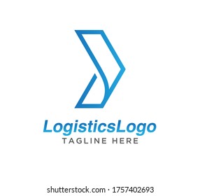 Logistics Design Creative Logo Concept: เวกเตอร์สต็อก (ปลอดค่าลิขสิทธิ์ ...