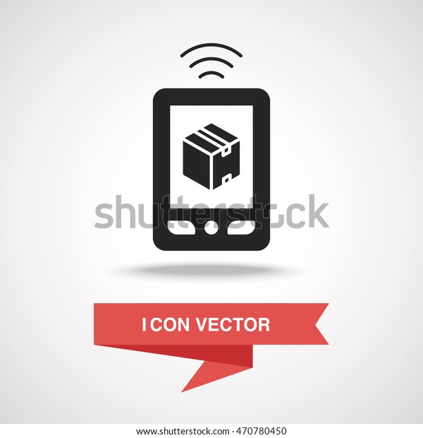 Logistics Freight Phone Icon Stock Vector (Royalty Free) 470780450 ...