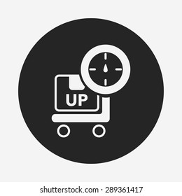 Logistics Freight Weight Icon Stock Vector (Royalty Free) 289361417 ...