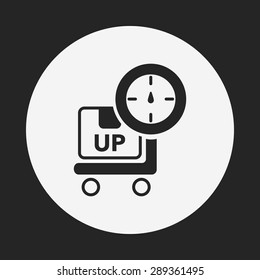 Logistics Freight Weight Icon Stock Vector (Royalty Free) 289361495 ...