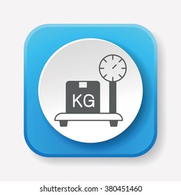 Logistics Freight Weight Icon Stock Vector (Royalty Free) 459036373